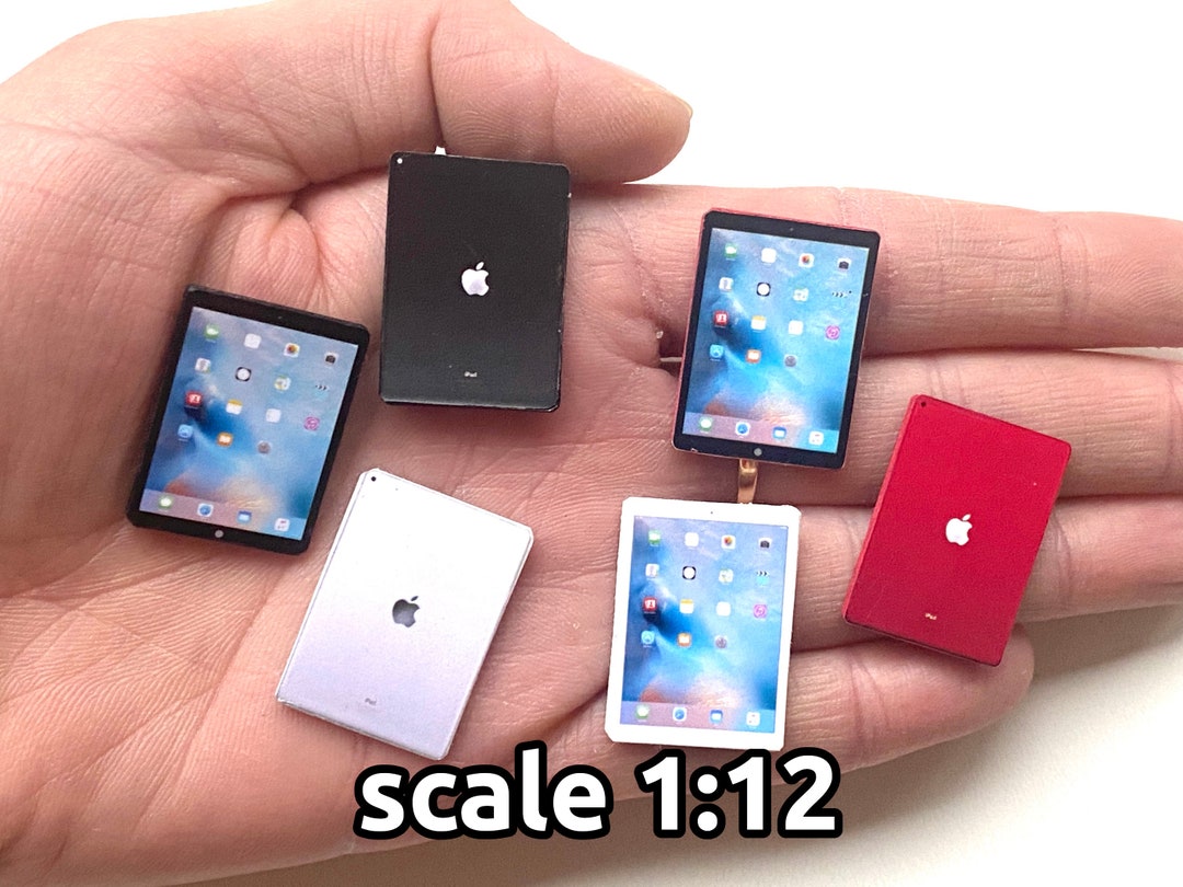 Miniature Tablet Scale 1:12 for Nendoroid Obtisu 11 Ob11 Azone Picco ...