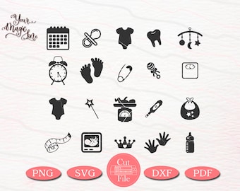 Birth Stats Svg - Etsy