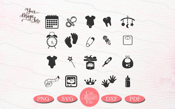 Birth Stats Baby SVG Baby Shower SVG Birth Announcement - Etsy