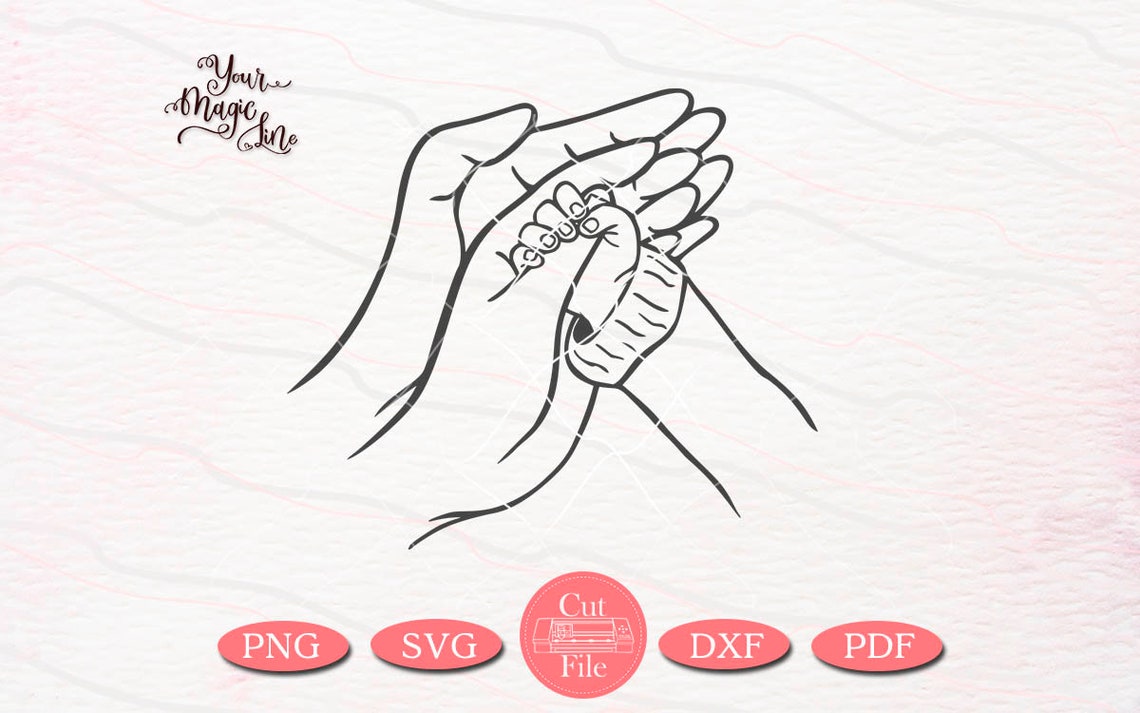 Family Hand Cut File SVG DXF PNG - Etsy