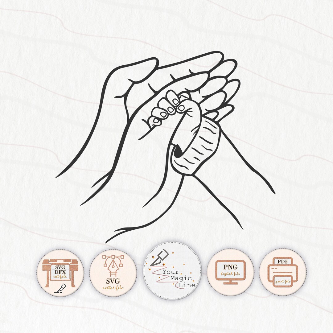 Family Hand Cut File SVG, DXF, PNG, - Etsy