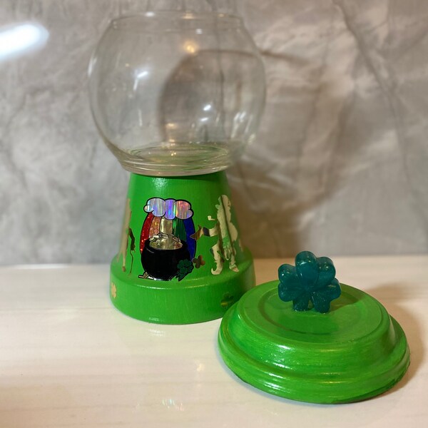 St Patricks Day Jar - Etsy