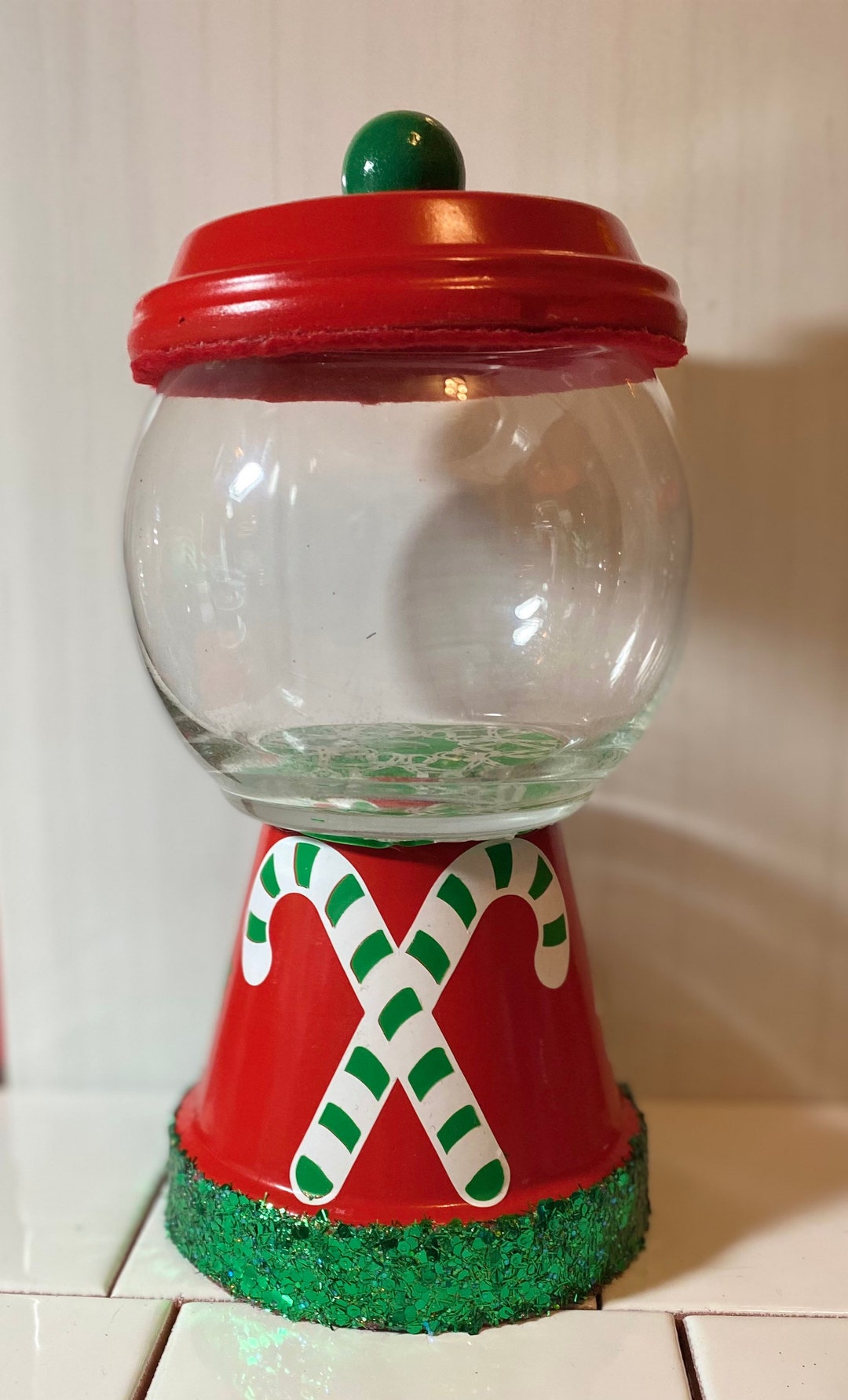 Christmas Candy Jar - Etsy