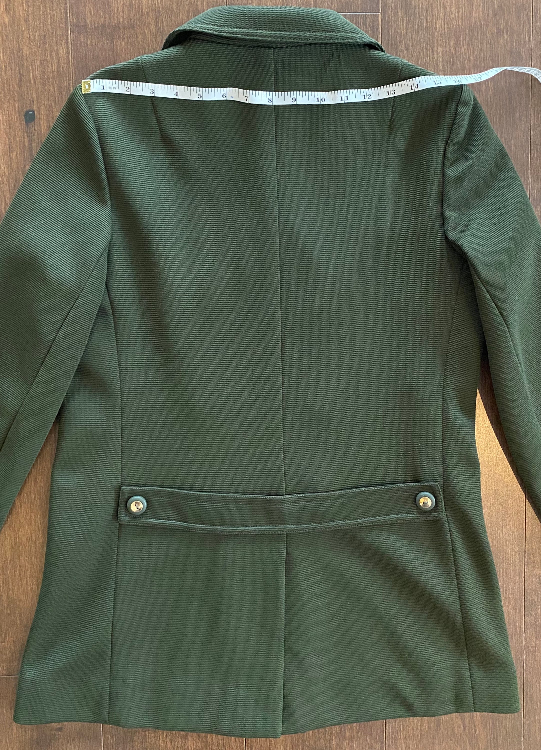 Vintage 70s Butte Knit Jacket Coat Military Inspired Darts | Etsy