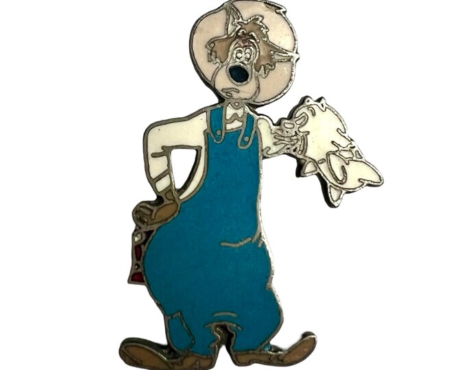 Vintage Tex Avery Wolf Cartoon Pin - Etsy