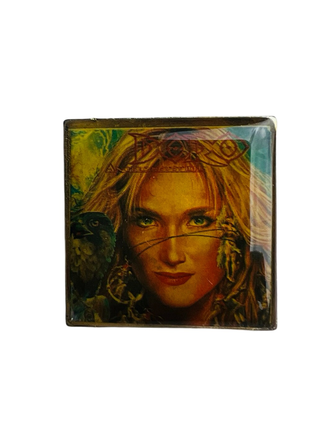Vintage Dorothee Pesch Pin, Doro Angles Never Die Badge Pinback Button ...