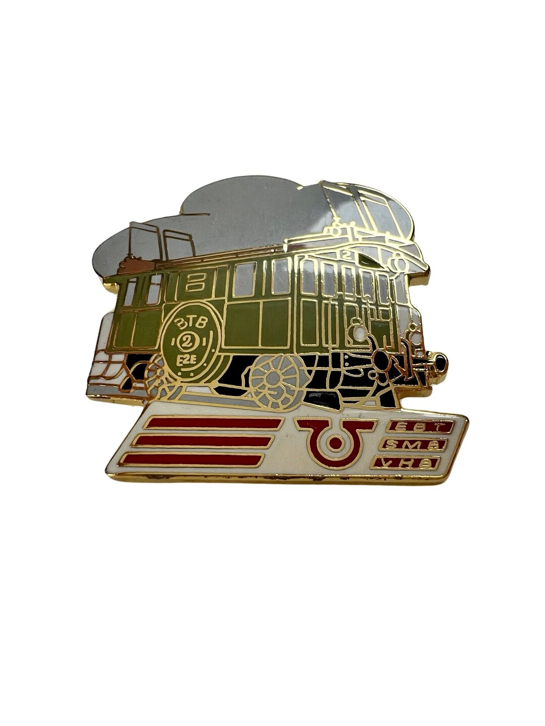 Vintage Swiss Electric Locomotive Enamel Lapel Pin: Rare Train Badge - Etsy