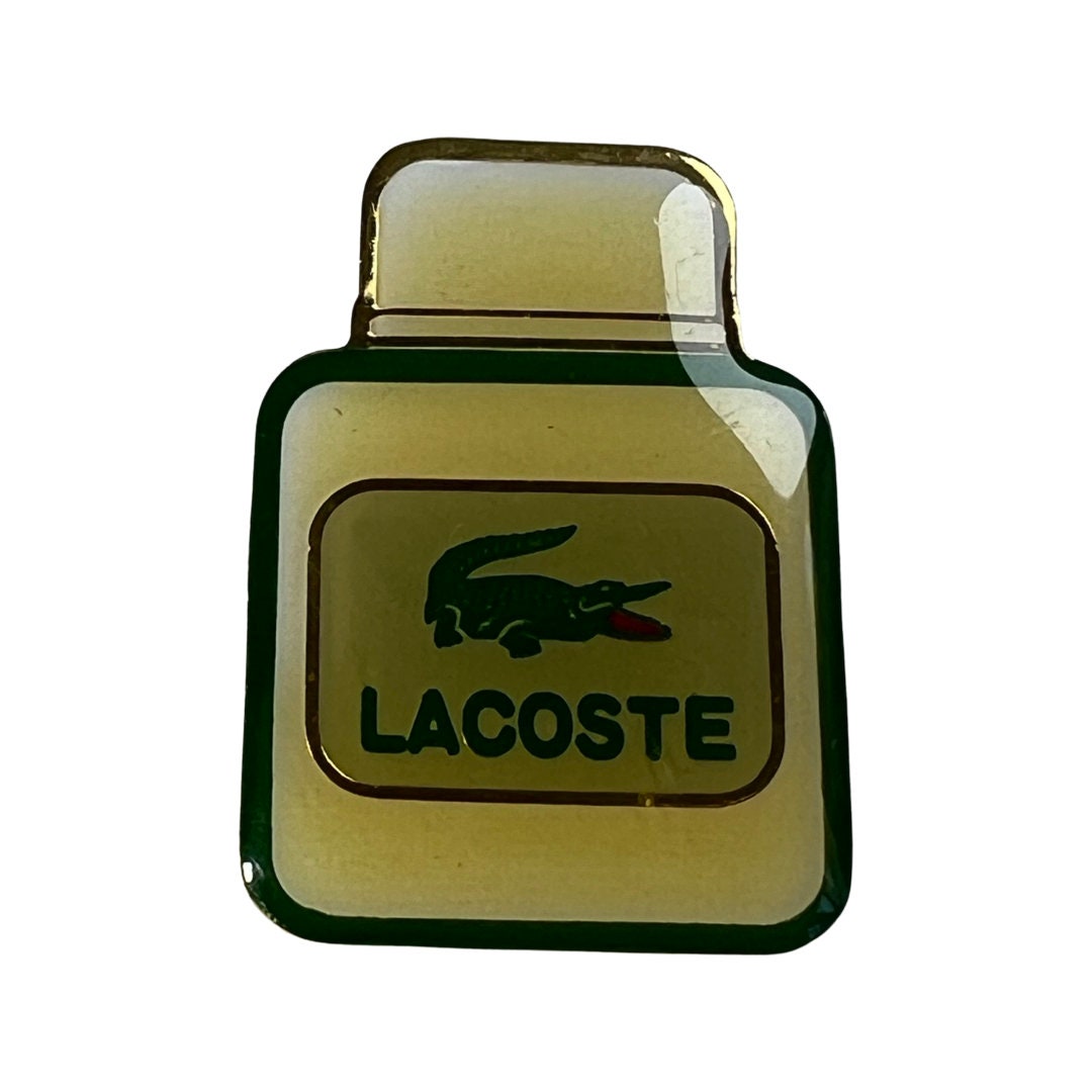Vintage Lacoste Perfume Bottle Pin Gift for Perfume Collector Fun 80s ...