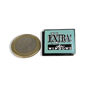 Microsoft Enamel Pin, Vintage EXTRA for WINDOWS Pin Vintage Computer ...