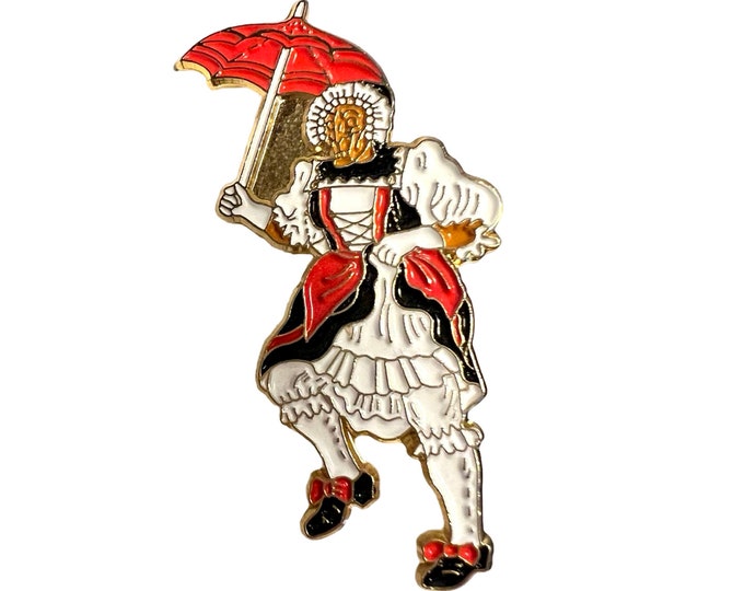 Vintage Fasnacht Festival Character Enamel Pin, Shrovetide Festival ...