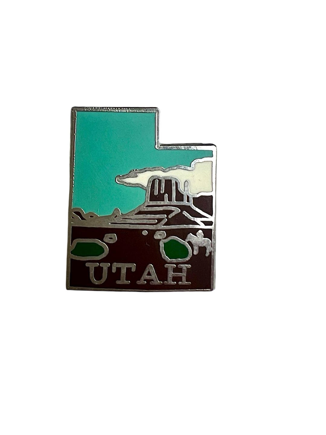 Vintage Utah Lapel Pin: USA National Park Souvenir Badge - Etsy