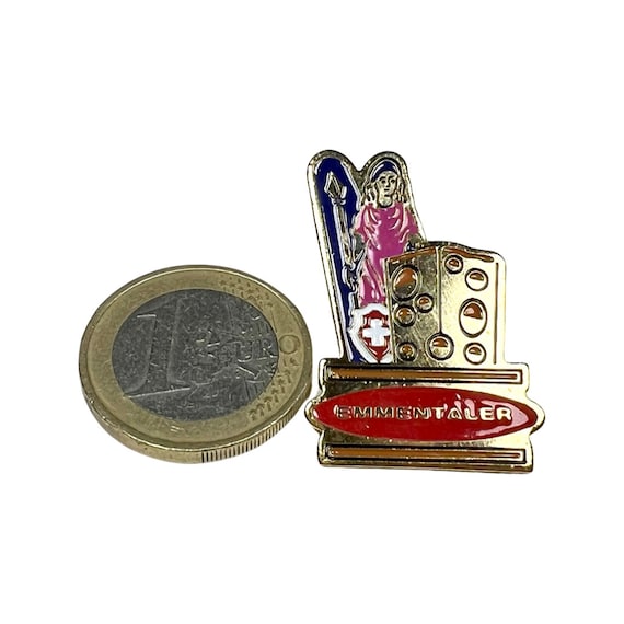 Vintage Swiss Emmentaler Cheese Pin Gift for Cheese L… - Gem