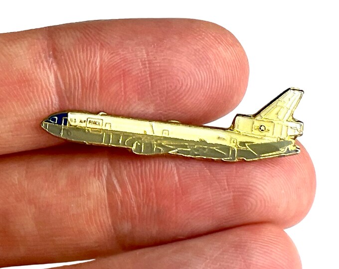 KC-10 US Aircraft Vintage Enamel Lapel Pin Badge - Etsy