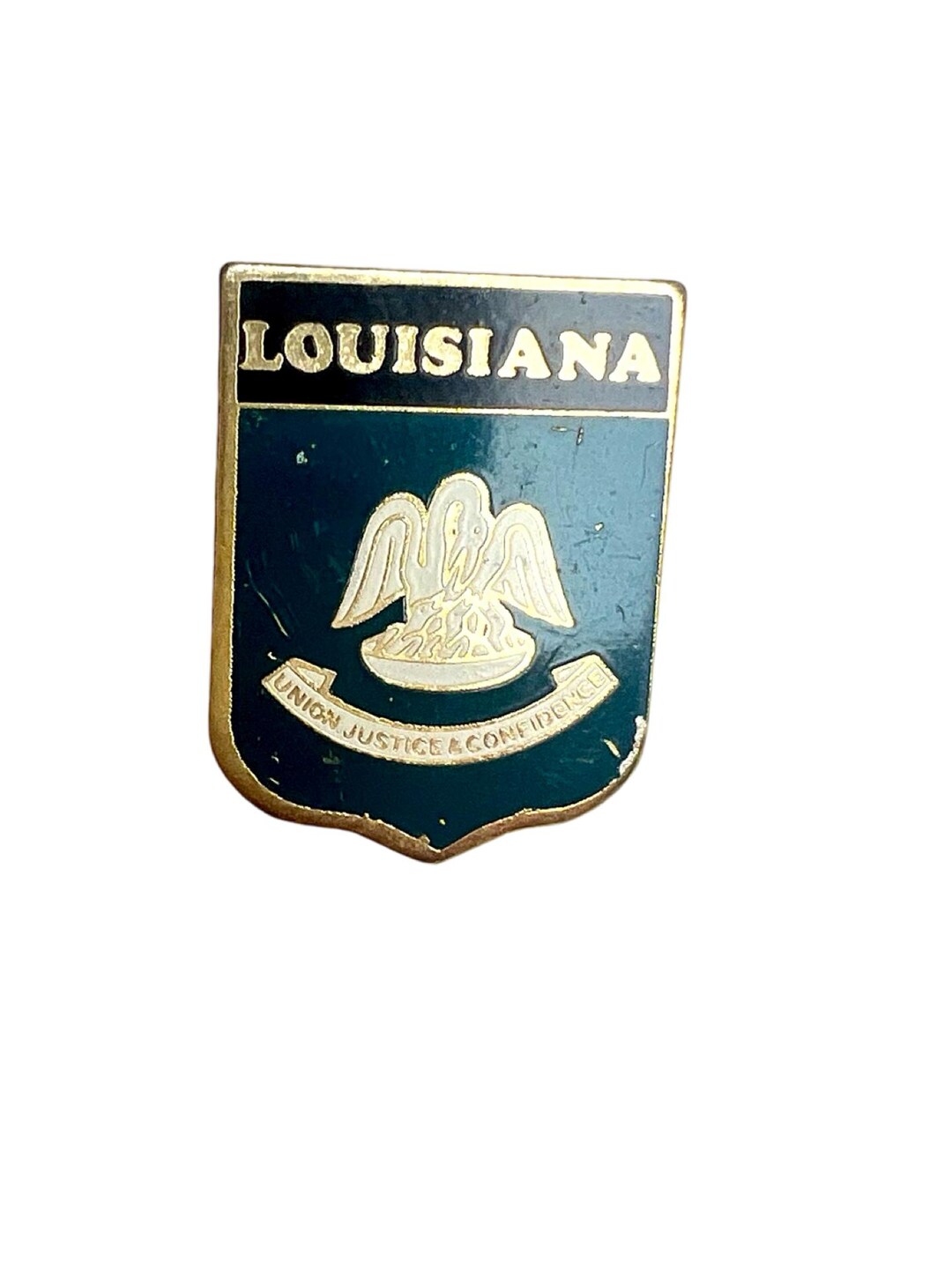 Vintage Louisiana Flag Lapel Pin, Badge for Hat Badge, USA State Pin ...