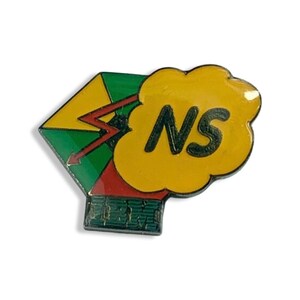 Vintage IBM NS Network Server Pin Badge Vintage Computer Aesthetic Gift ...