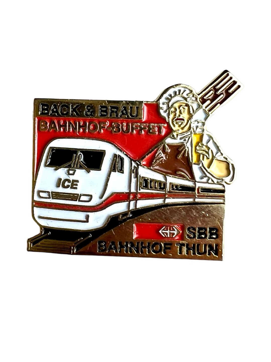 Vintage Swiss Train Pin, Gift for Train Buff Model Train Collector ...