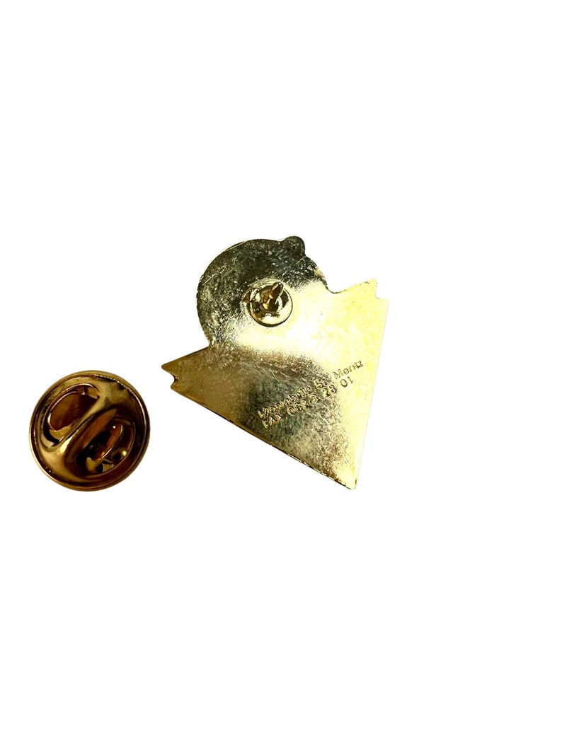 Vintage St. Moritz Ice Skating Lapel Pin: Swiss Alps Souvenir - Etsy