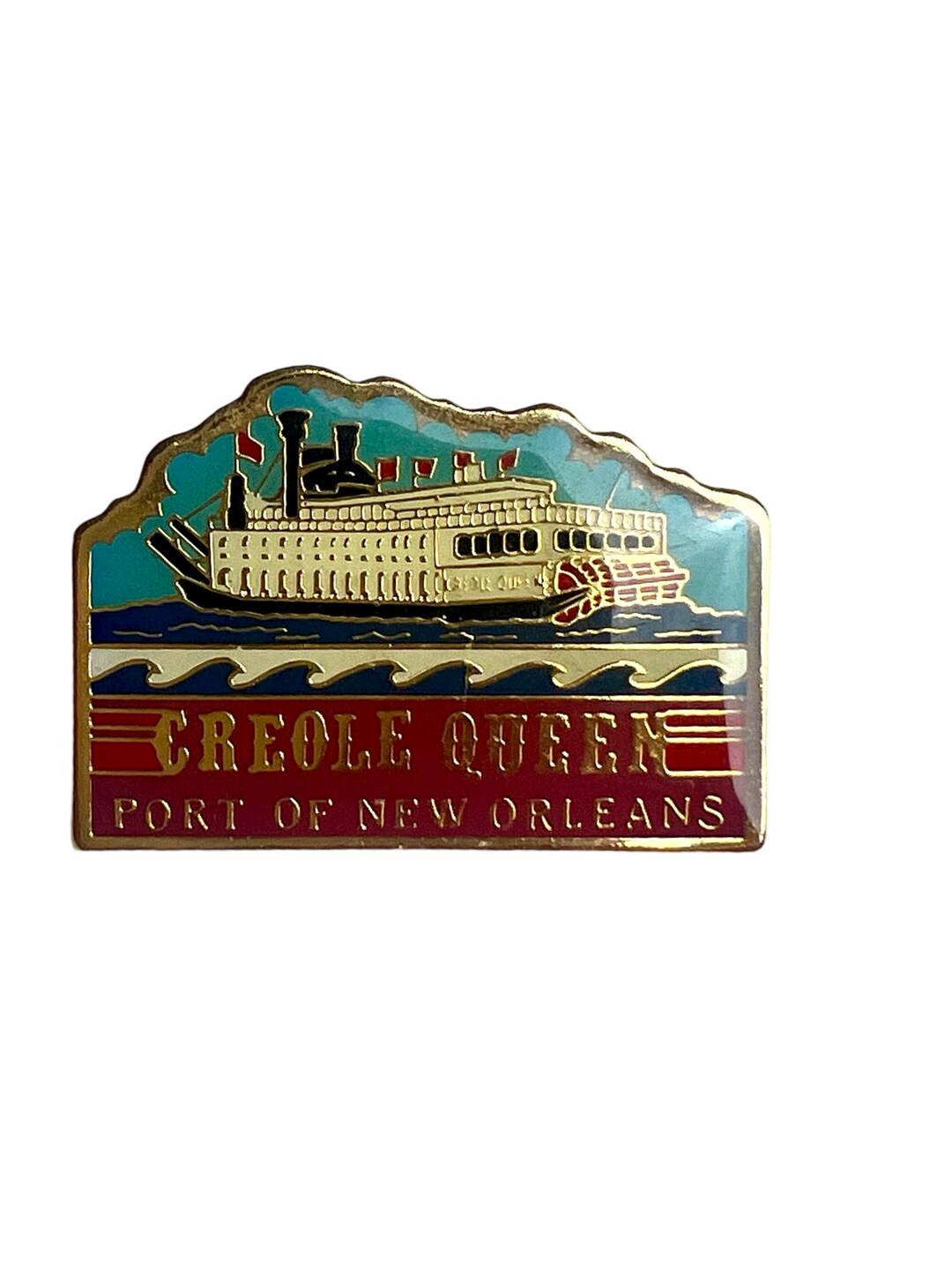 Vintage Creole Queen Port of New Orleans Pin - Etsy