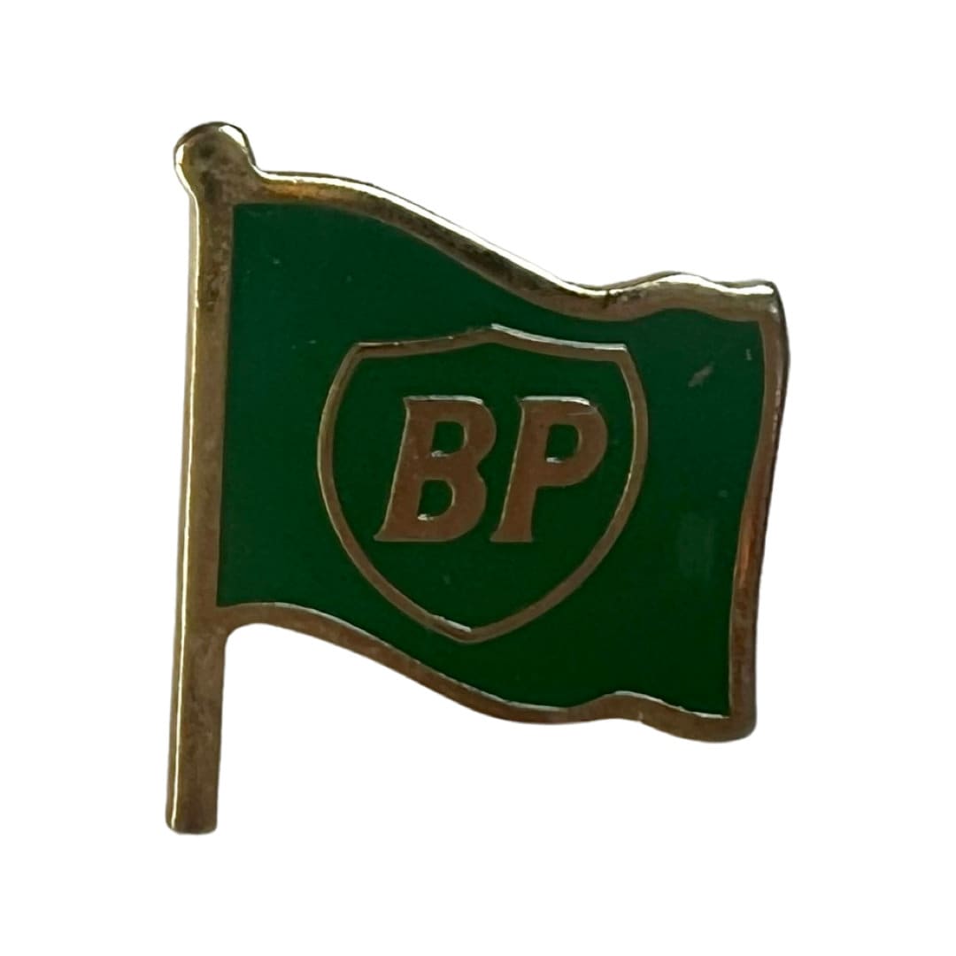 Vintage British Petroleum BP Flag Pin - Etsy