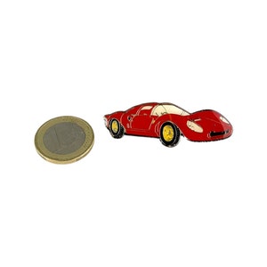 Vintage Large Red Sports Car Pin, Gift for Vintage Car Lover - Etsy