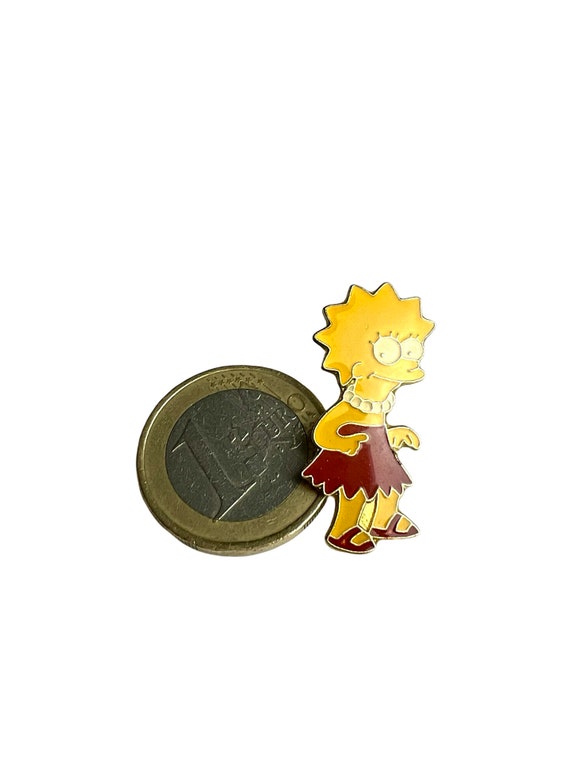 Vintage LISA SIMPSON Pin Badge The Simpsons Bart Simp… - Gem