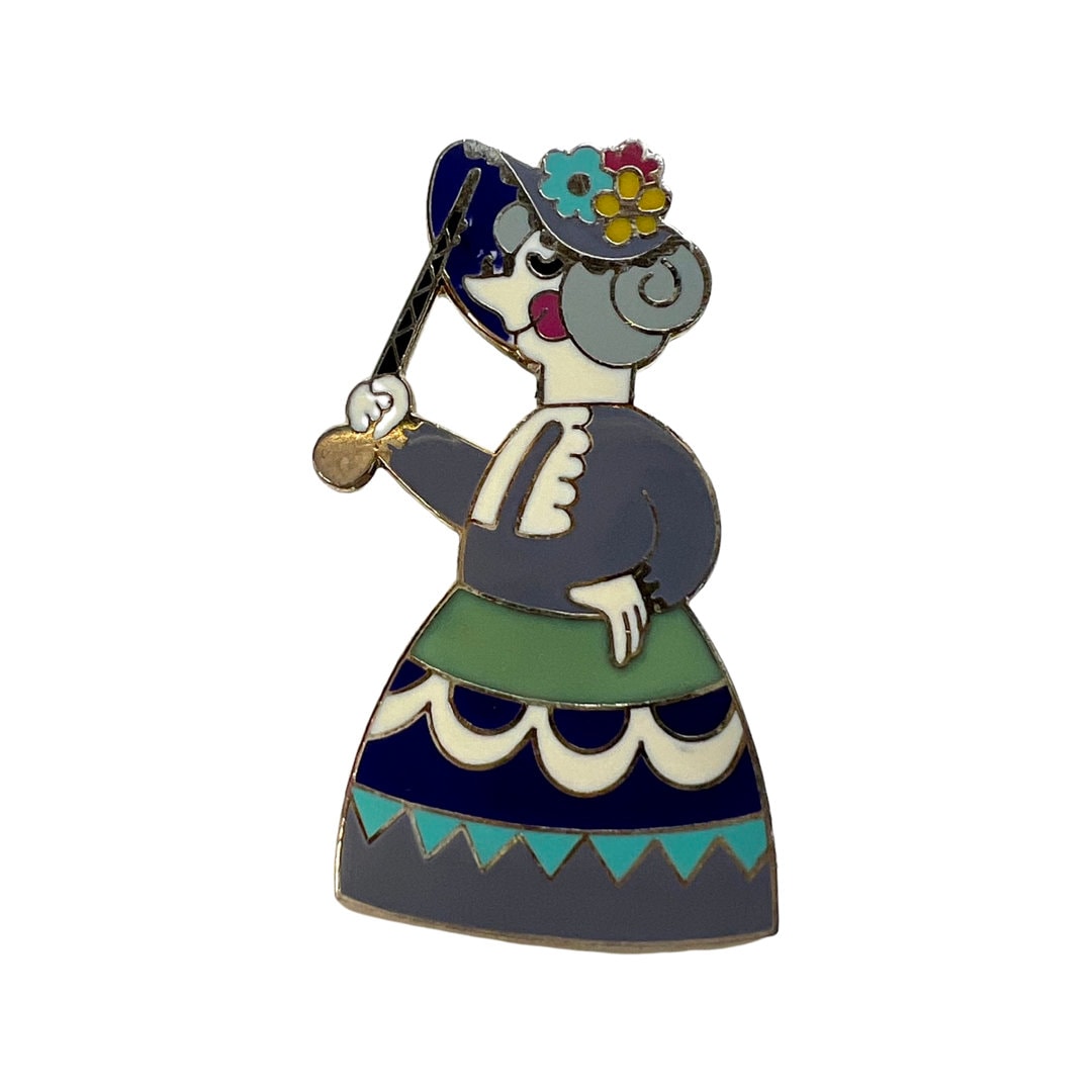 Vintage Fasnacht Swiss Pin, Harlequin Jester Clown Circus Enamel Pin ...