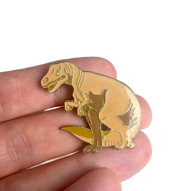 Vintage Tyrannosaurus Rex, T Rex Pin - Gem