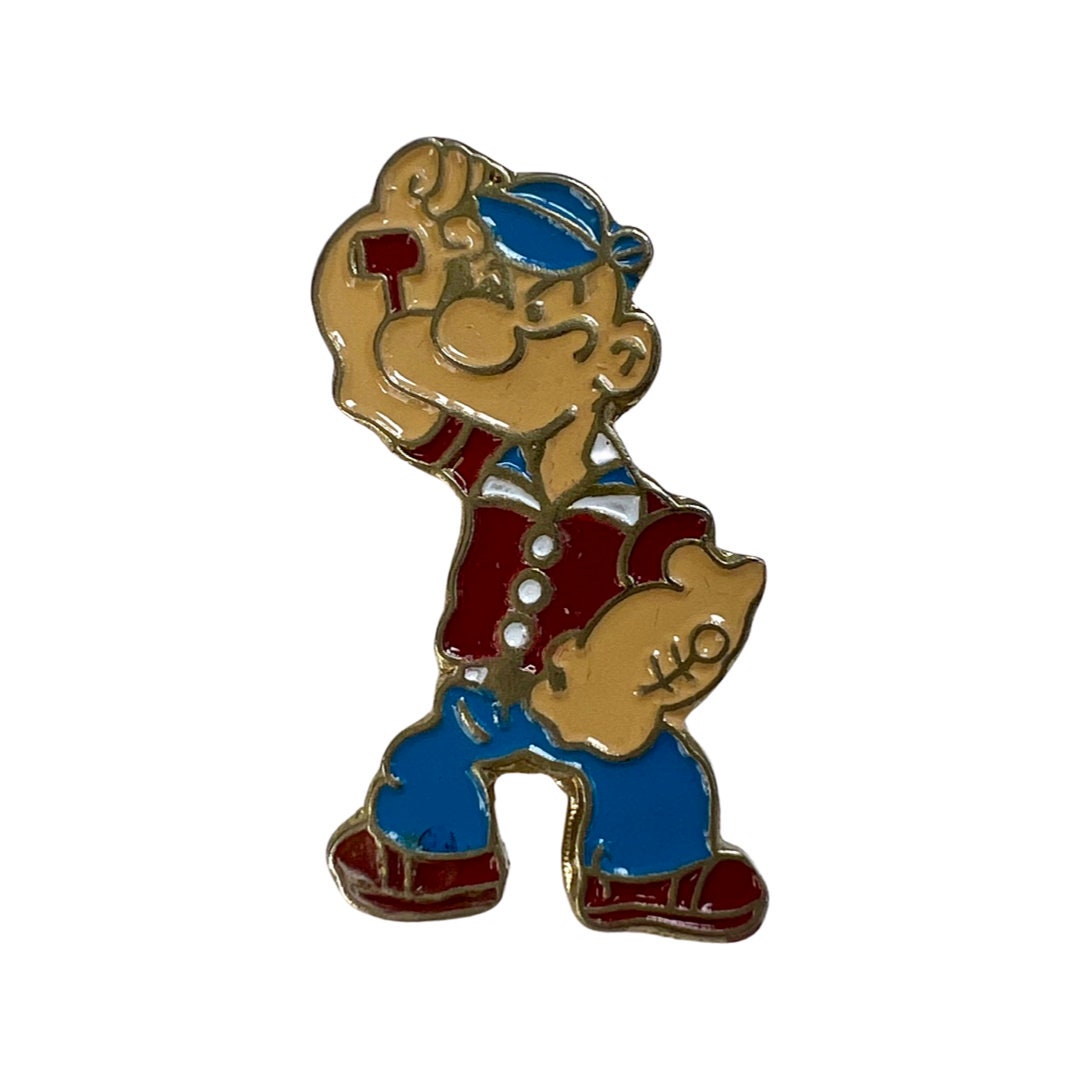 Vintage POPEYE the Sailor Man Pin - Etsy