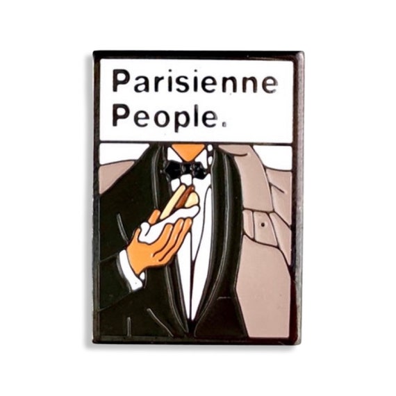 Vintage PARISIENNE PEOPLE Tobacco Pin - Gem