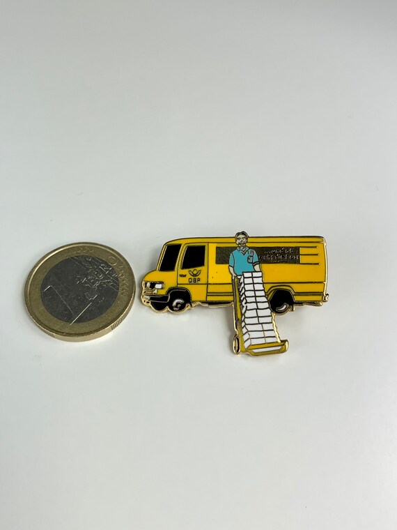 Vintage POSTAL WORKER Pin KEY Worker Badge. - Gem