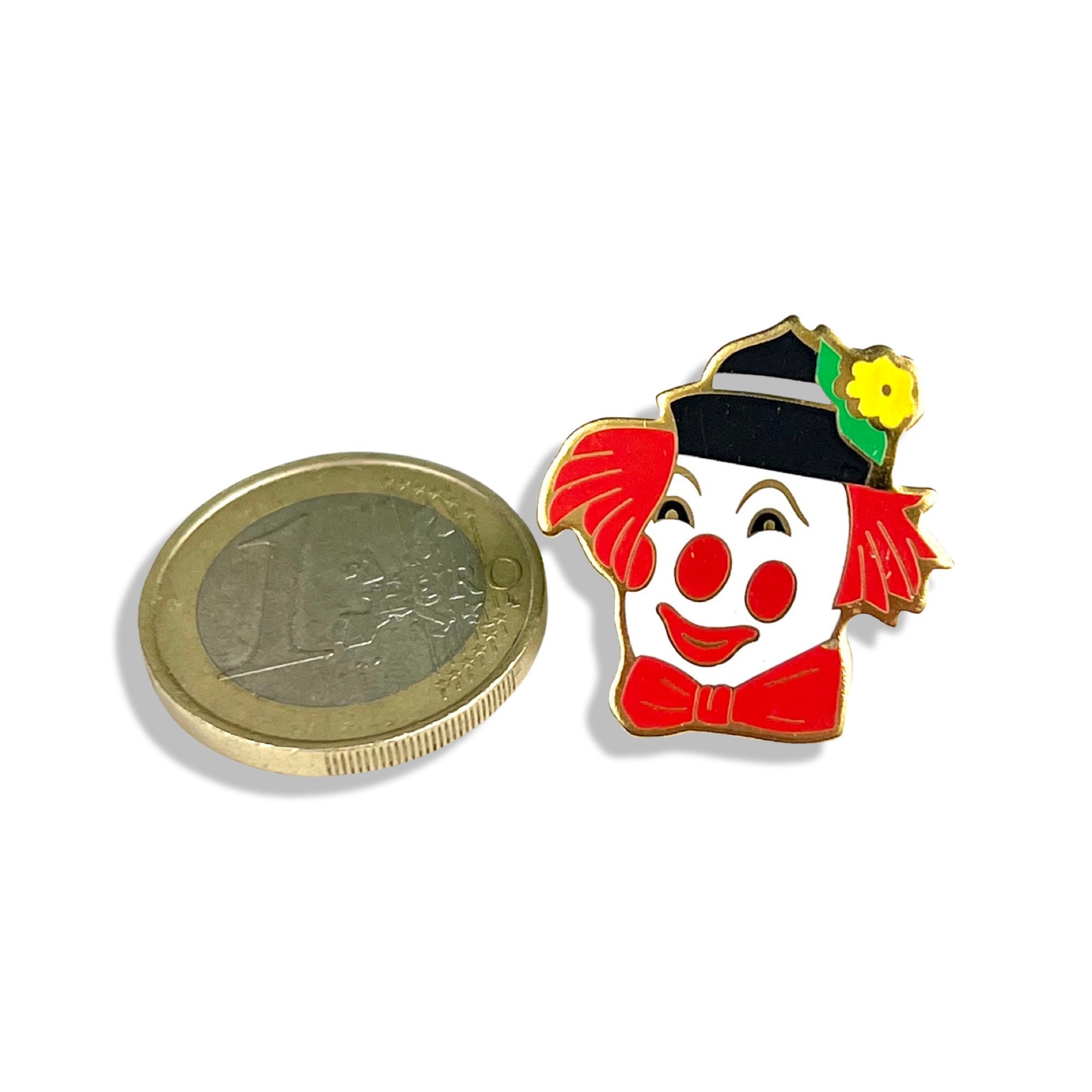 Vintage Clown Pin Clowncore Jewelry Pinback Button Circus Badge for Hat ...