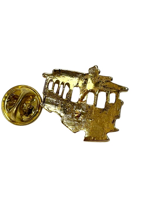 Train Tram Cable Car Locomotive Lapel Pin, Vintage Pi… - Gem
