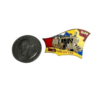 Vintage Swiss Train Pin Gift for Train Buff Model Train Collector ...