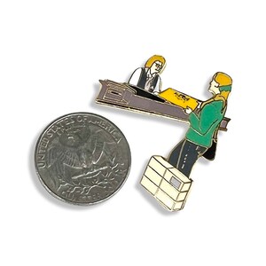 Vintage Postal Worker Pin: Post Office Counter Badge - Etsy