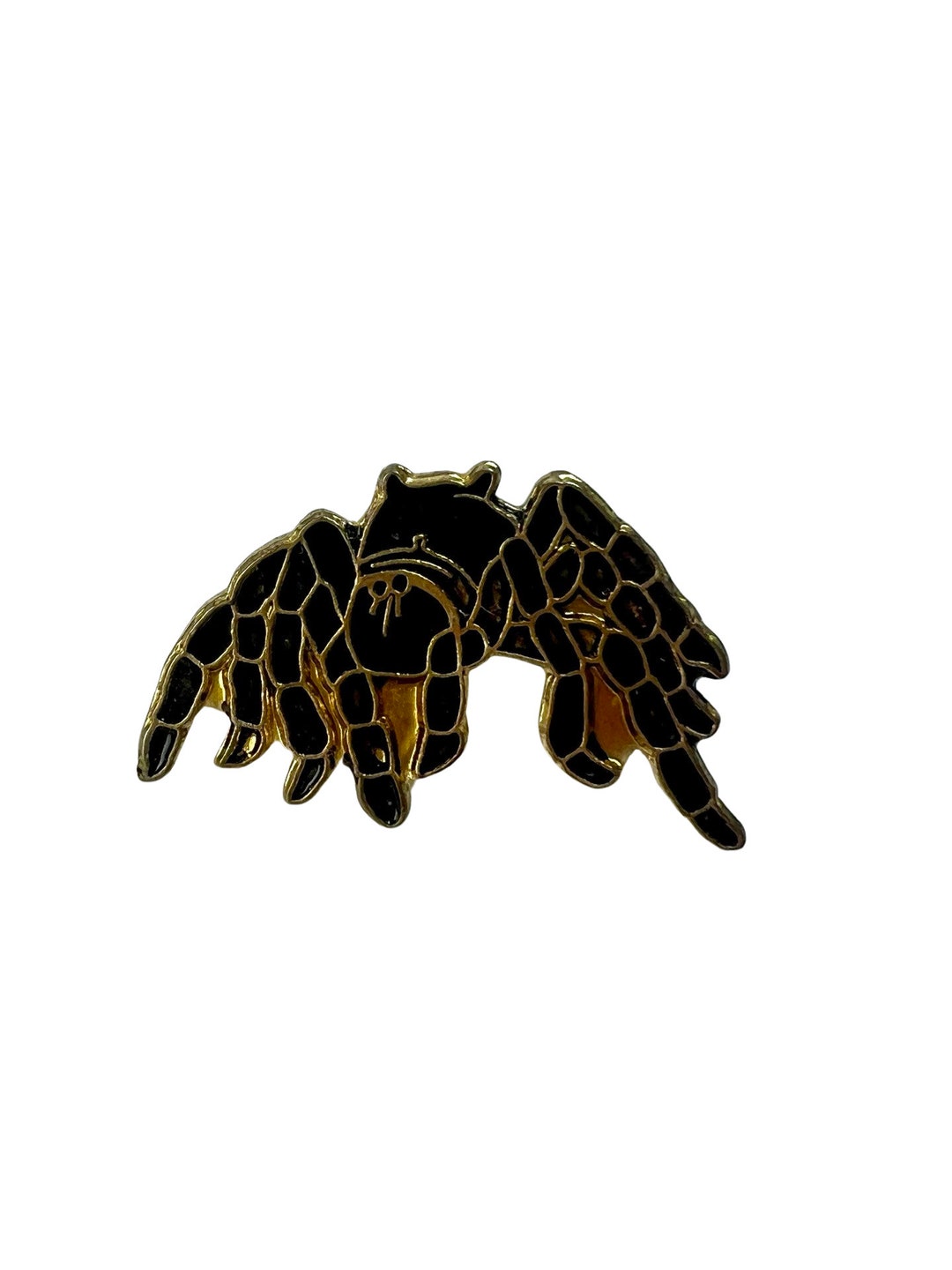 Vintage Tarantula Spider Enamel Pin Pinback Button Tie Pin Valentines ...