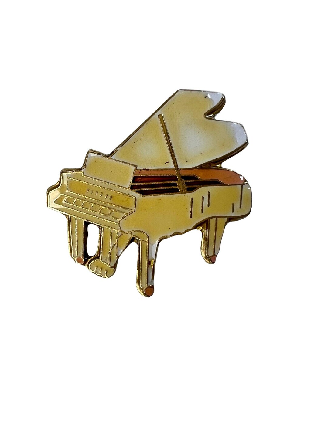 Vintage White GRAND PIANO, Classical Music, Orchestra, Birthday Gift ...