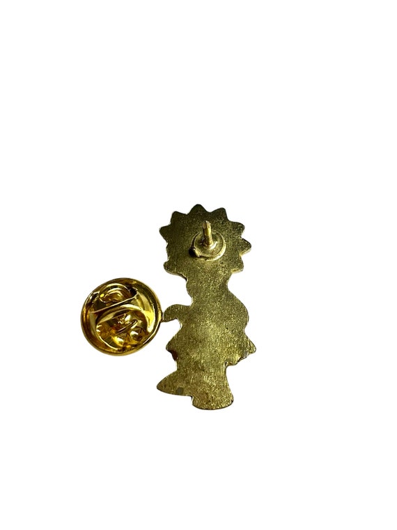 Vintage LISA SIMPSON Pin Badge The Simpsons Bart Simp… - Gem