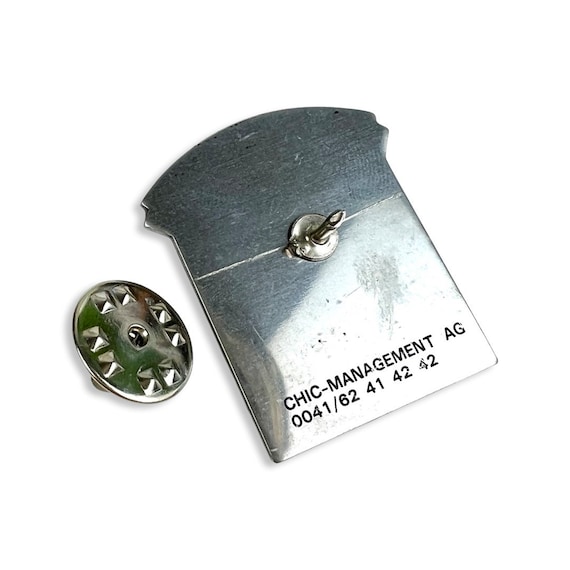 Vintage Fetabel Feta Cheese Pin - Swiss Cheese Pin - … - Gem