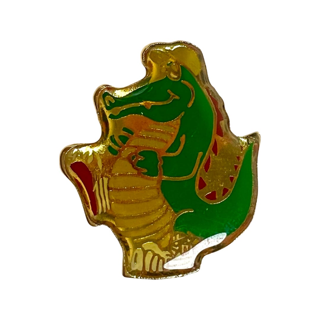 Vintage Crocodile Pin Gift for Crocodile Lover Funny Croc Pin Reptile ...