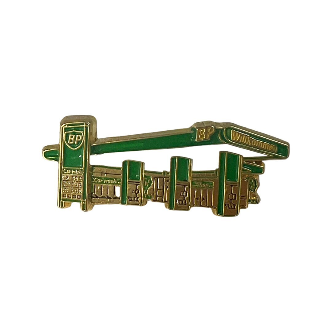 Fossil Fuel Pin, Vintage British Petroleum BP Garage Pin, Oil and ...