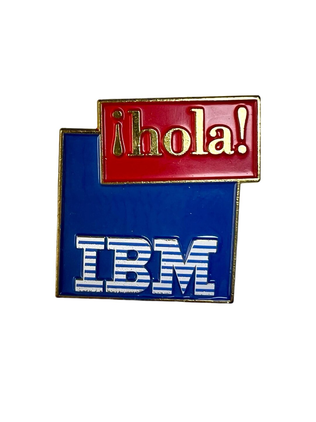 Vintage IBM ¡hola! Lapel Pin: Techie Gift - Etsy