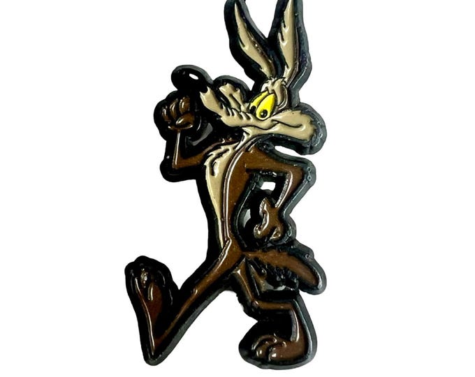 Vintage Looney Tunes Wile E. Coyote Enamel Pin - Etsy