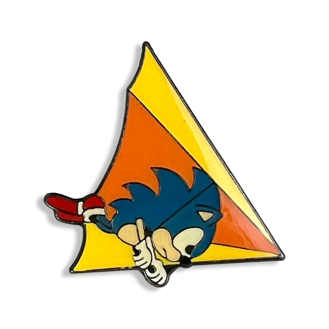Vintage Sonic the Hedgehog Pin Gift for Gamer 90s Aesthetic Sega ...
