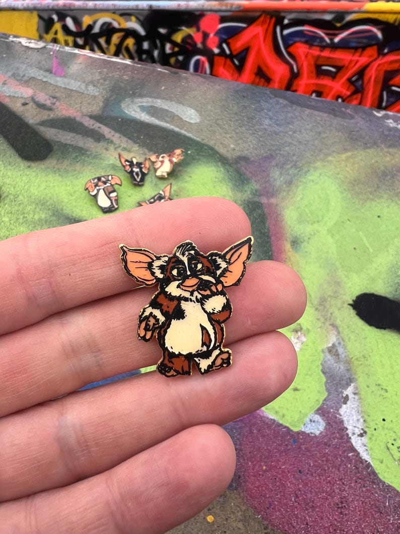 Rare Vintage Gremlins 2 Daffy Pin Enamel Lapel Pin 1989 Warner Bros ...