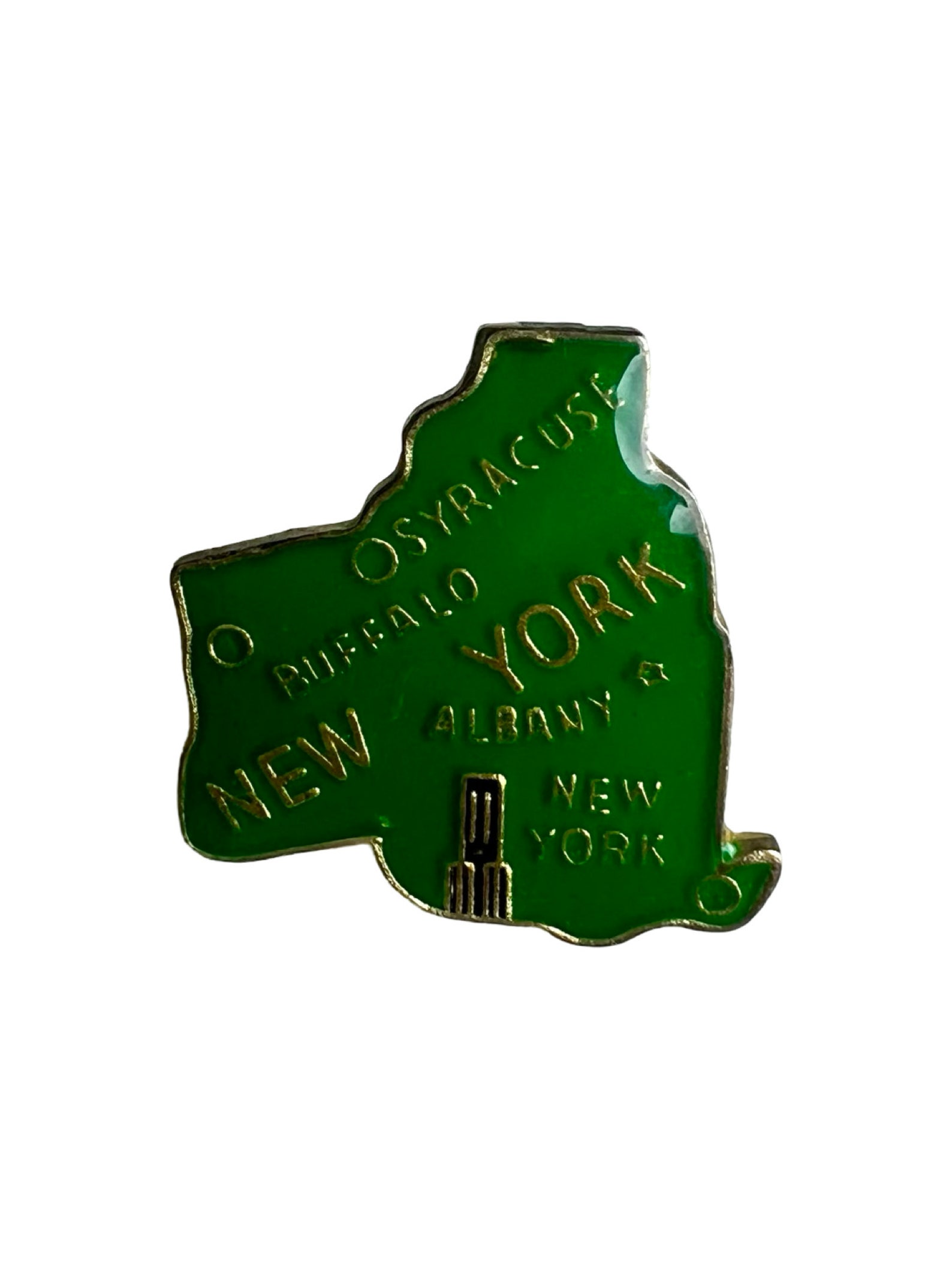 Vintage New York State Enamel Pin, USA Pinback Button - Etsy