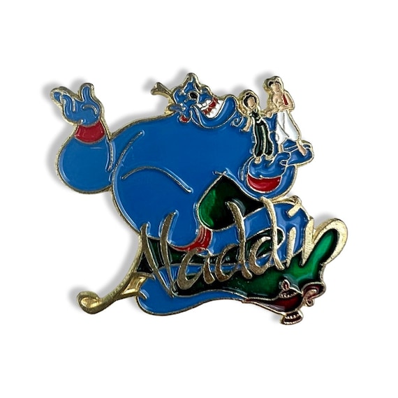 Classic Movie Pin, Vintage Aladdin Genie Disney Pin, … - Gem