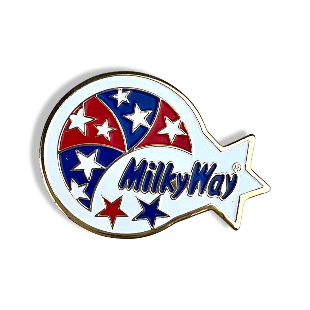 True Vintage Milky Way Bar Pin 1993 Gift for Chocolate Lover Tie Pin ...