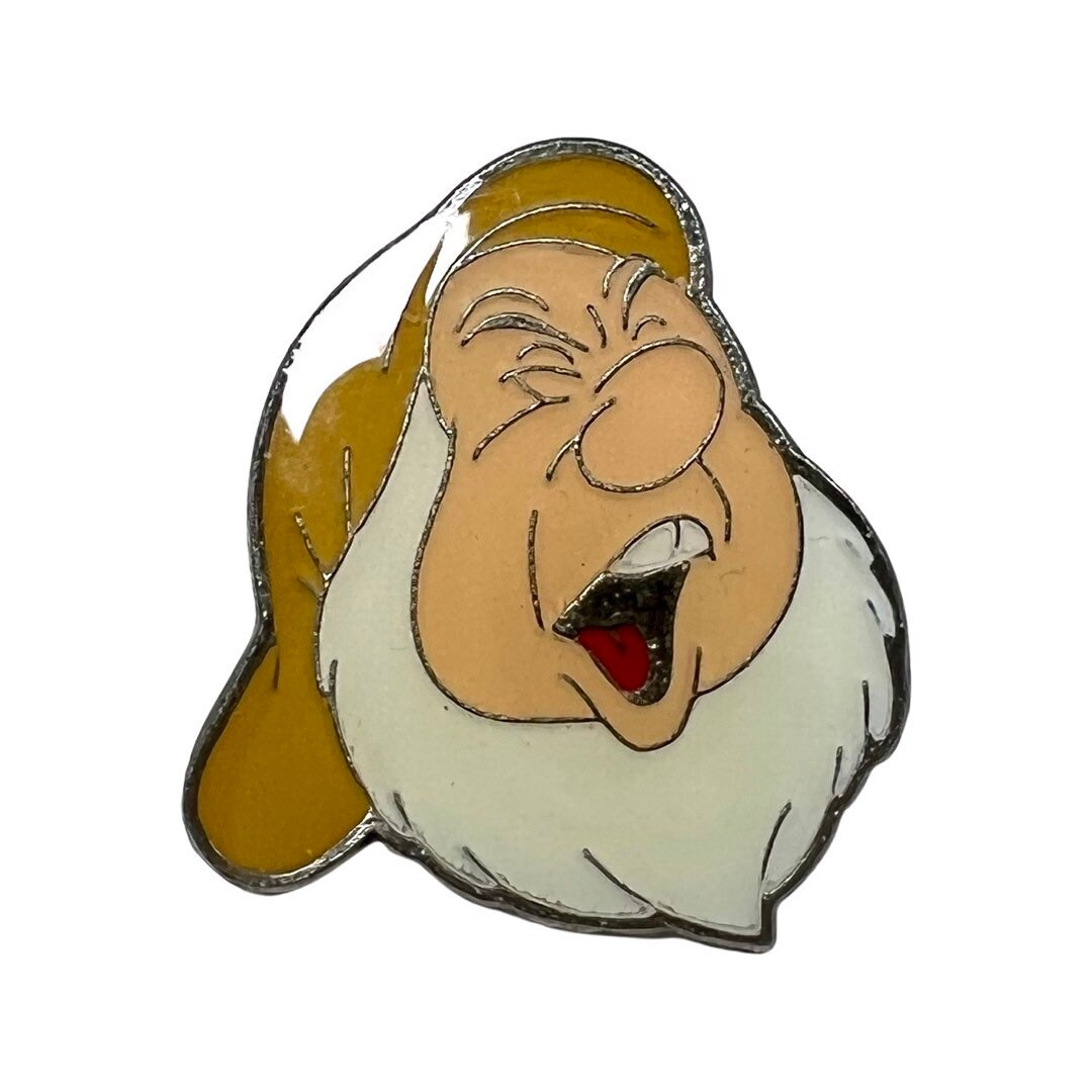 Vintage Snow White and the Seven Dwarfs Pin, Sneezy Dwarf. Classic ...