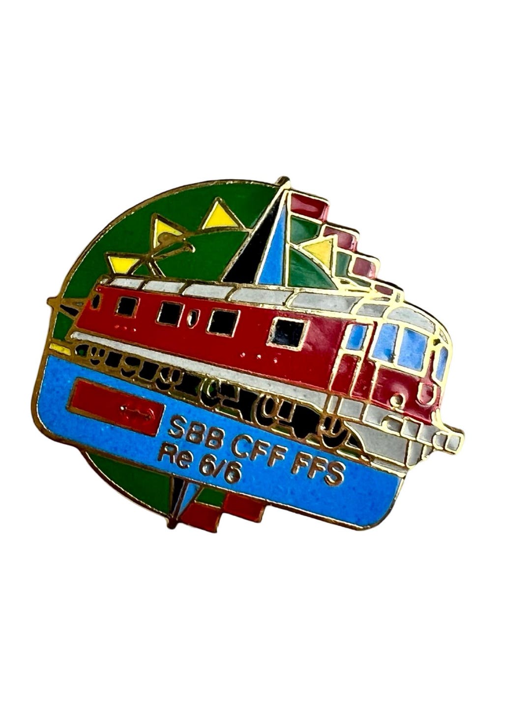 Vintage Swiss Train Pin, Gift for Train Buff Model Train Collector, SBB ...