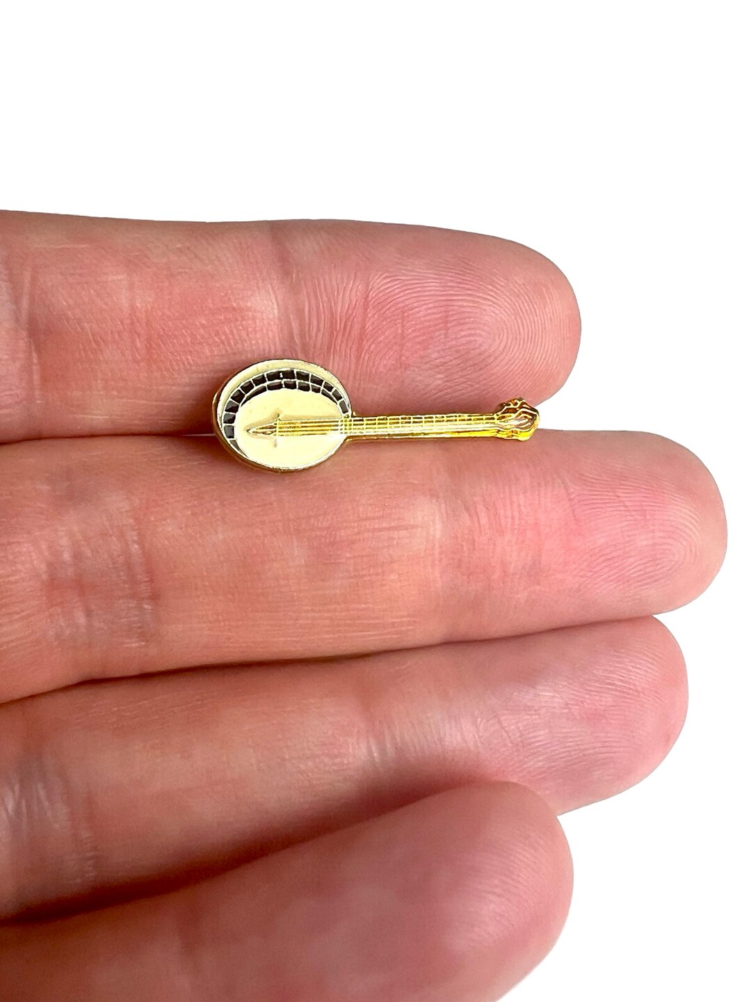 Vintage Banjo Pin, Vintage Lapel Pin Badge. - Etsy